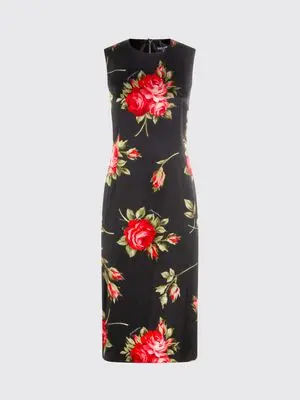 Dolce & Gabbana Sleeveless Floral Print Dress