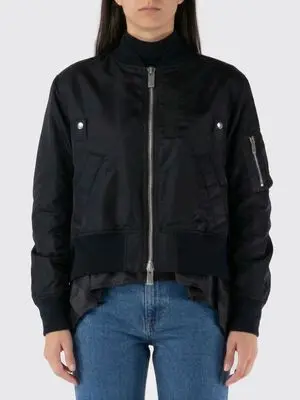 Sacai Nylon Bomber Jacket - Black