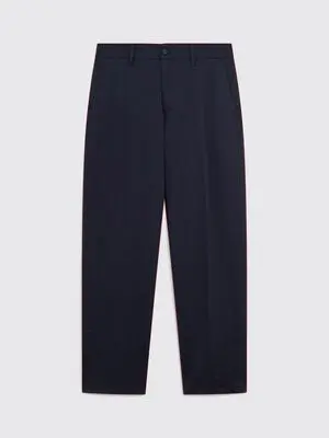Aspesi Tailored Cotton Trousers - Navy