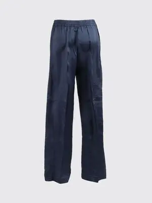 Aspesi Wide Leg Silk Trousers - Blue