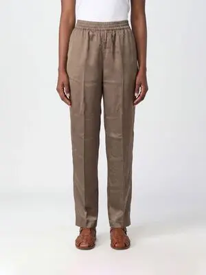 Aspesi Wide Leg Silk Trousers - Green