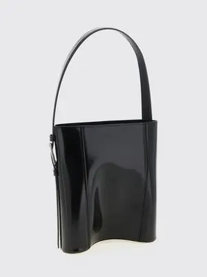 Coperni Patent Leather Bucket Bag - Black