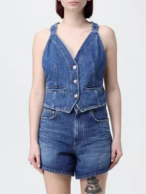 Sportmax Denim Waistcoat - Blue