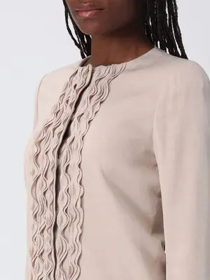 Emporio Armani Ruched Jacket - Champagne