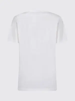Blumarine Embellished T-shirt - Natural