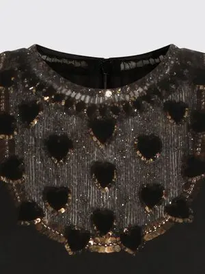 Valentino Garavani Virgin Wool And Silk Mini Dress With Embroidered Sequins And Feather Detail