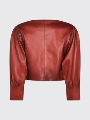 Chloé Nappa Leather Jacket - Brown