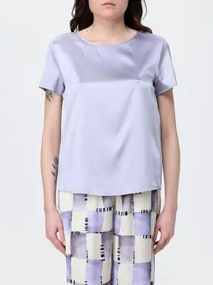 Emporio Armani Short Sleeve Top - Lilac