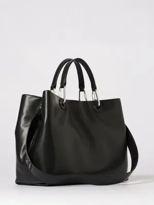 Emporio Armani Synthetic Nappa Bag With Detachable Pouch - Black