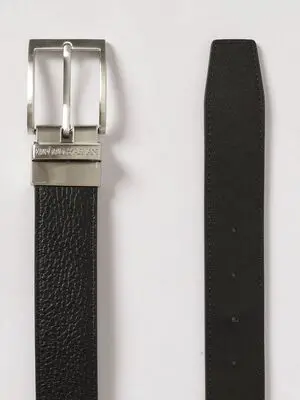 Emporio Armani Leather Belt And Cardholder Set