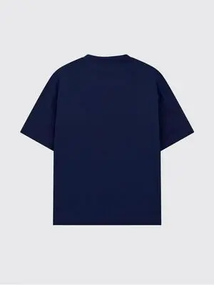 Giorgio Armani Cotton Crew Neck T-shirt With Logo