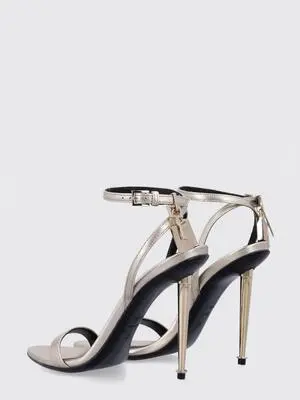 TOM FORD Metallic Heeled Sandals - Gold