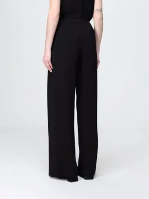 Emporio Armani Tailored Wide Leg Trousers - Black