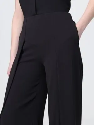 Emporio Armani Tailored Wide Leg Trousers - Black