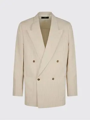 Amiri Double Breasted Blazer - Natural