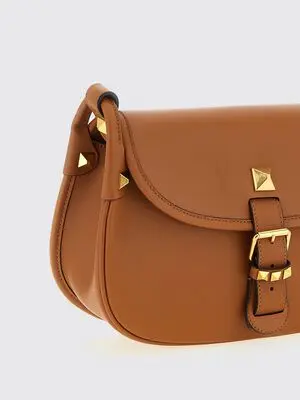 Valentino Garavani Rockstud Flaneuse Bag - Brown
