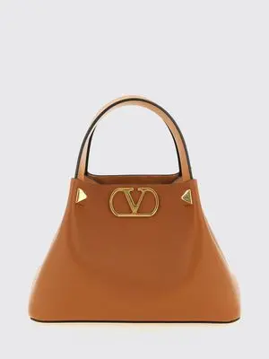 Valentino Garavani Vlogo Signature Leather Bag - Brown