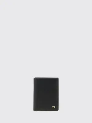 TOM FORD All-over Monogram Leather Bifold Wallet With Card Slots - Black