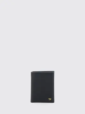 TOM FORD All-over Monogram Leather Bifold Wallet With Card Slots - Black
