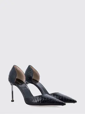 TOM FORD Embossed Leather Pumps - Black