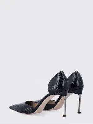 TOM FORD Embossed Leather Pumps - Black