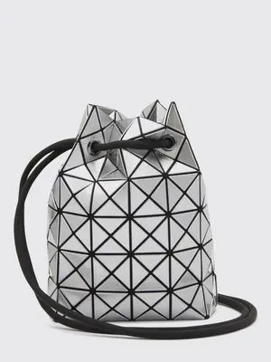 Issey Miyake Wring Bucket Bag In Pvc And Nylon - Silver