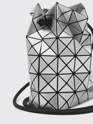 Issey Miyake Wring Bucket Bag In Pvc And Nylon - Silver