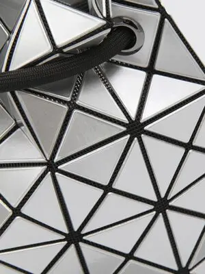 Issey Miyake Wring Bucket Bag In Pvc And Nylon - Silver