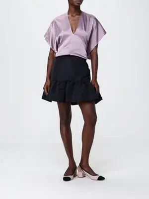 Nina Ricci Silk V-neck Blouse