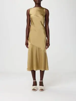 Nina Ricci Silk Midi Dress - Gold