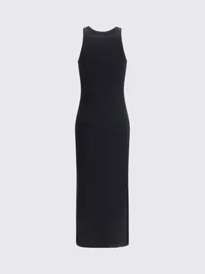 Maison Kitsuné Sleeveless Ribbed Midi Dress