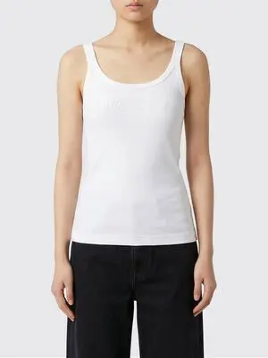 Dolce & Gabbana Ribbed Tank Top With Logo Detail
