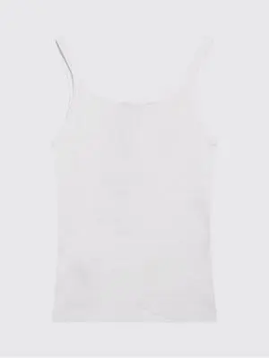 Dolce & Gabbana Ribbed Tank Top With Logo Detail