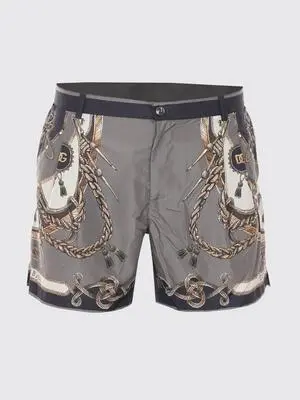Dolce & Gabbana Printed Swimsuit - Grey