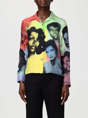 Versace Graphic Print Button-up Shirt