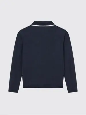 Giorgio Armani Long Sleeve Knit Polo