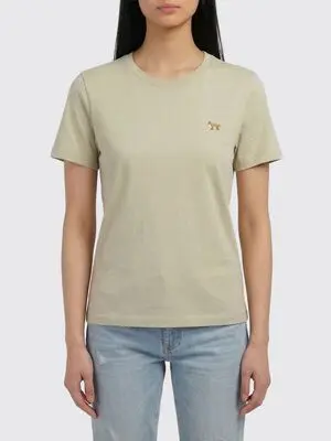 Maison Kitsuné Embroidered Fox T-shirt - Green