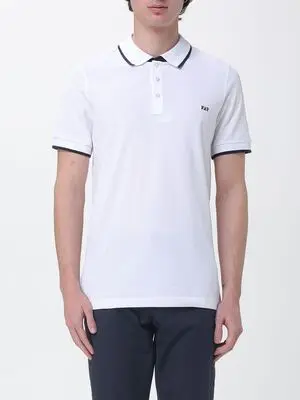 FAY Cotton Polo Shirt With Logo - White