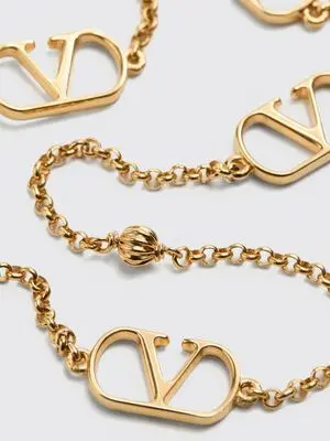 Valentino Garavani Logo Chain Necklace