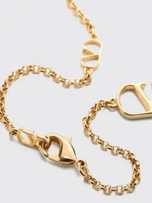 Valentino Garavani Logo Chain Necklace