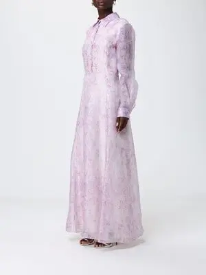 Alberta Ferretti Floral Print Maxi Dress