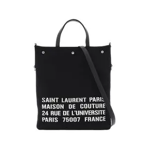 Saint Laurent North/south Universite Tote - Black