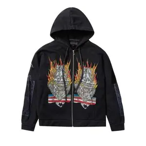 Who Decides War By Ev Bravado Zip Up Sweatshirts Hoodies For Women