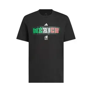 Adidas World Cup 26 Mexico Home Graphic Tee - Black