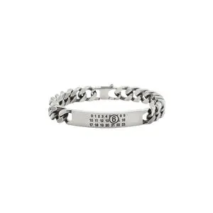 MAISON MARGIELA Minimal Logo Curb Bracelet