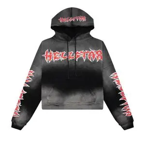 HELLSTAR Stars Shine Graffiti Hoodie