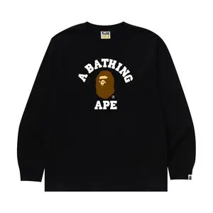 A BATHING APE College Long-sleeve Tee