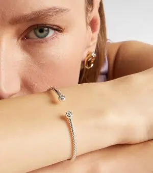 David Yurman Cable Flex® Micro Bracelet With Diamonds