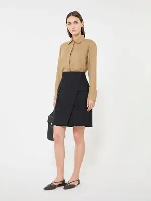 Max Mara Linen Canvas Shirt - Sand