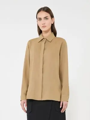 Max Mara Linen Canvas Shirt - Sand